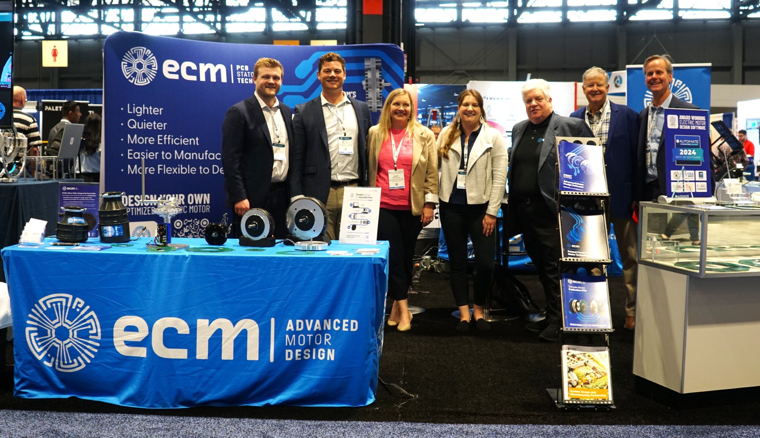 ECM’s Innovative Motor Design Software Steals the Show at Automate 2024 ...